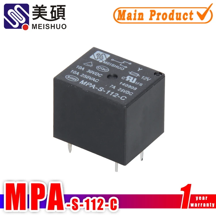Meishuo Mpa - S - 112 - C 0.36w 10a 28vdc Cube Mini Relay - Buy Pcb ...