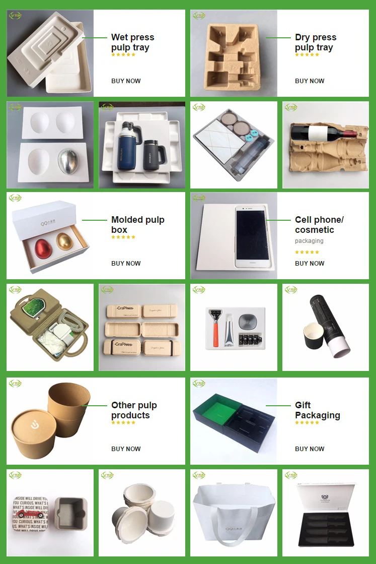 Wholesale Custom Made Packaging Pulp Moulded Paper Box With Good ...