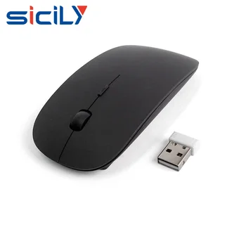 Flat Optical Usb Mouse 2.4g Mini Wireless Computer Mouse Laptop Mouse ...