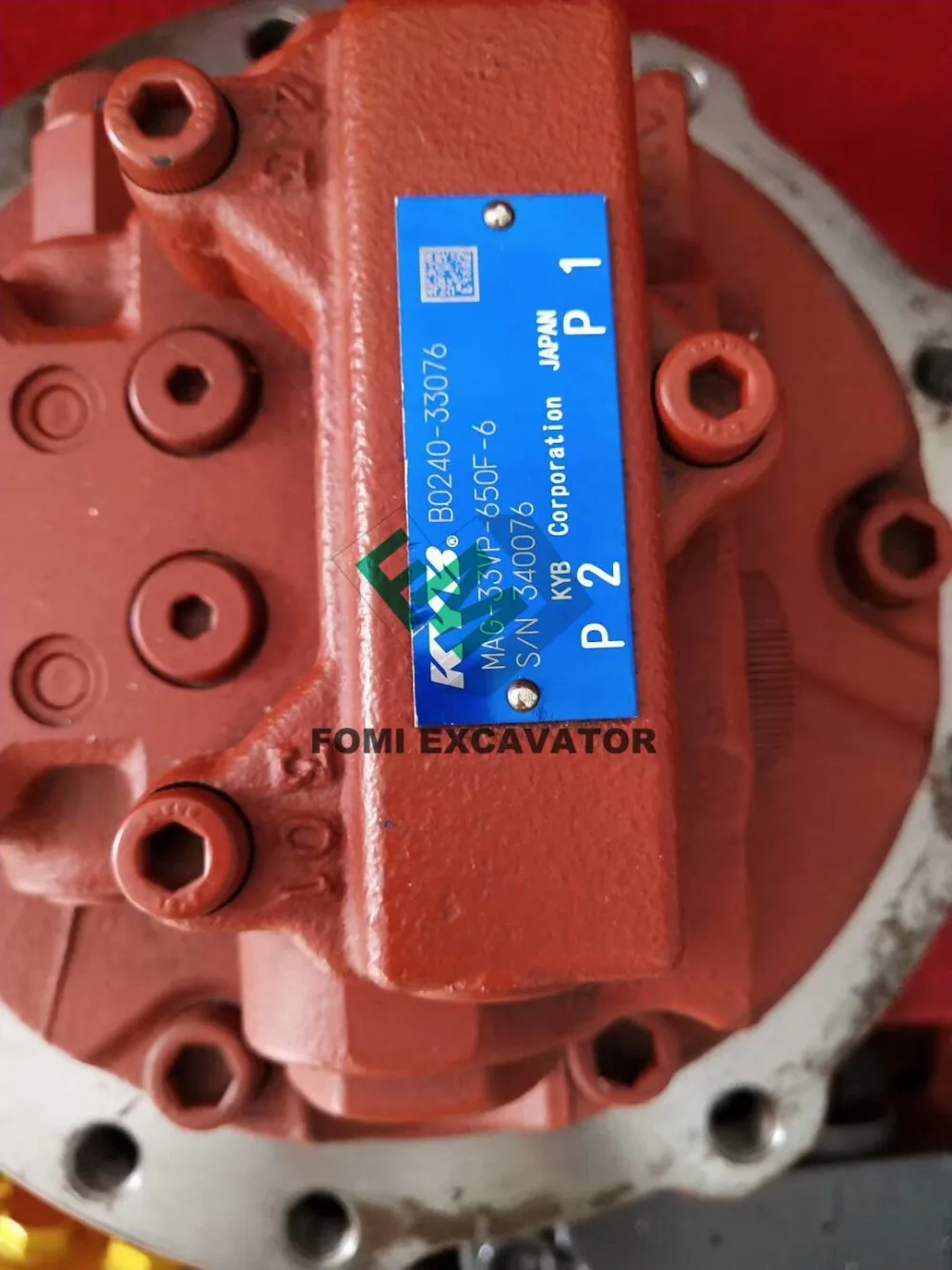 KYB MAG-33VP-650F-6 Final Drive Travel Motor Assy For Excavator ...