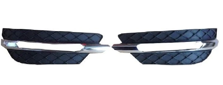 Mercedes W204 Fog Light Cover Chrome Grill - Easy Install