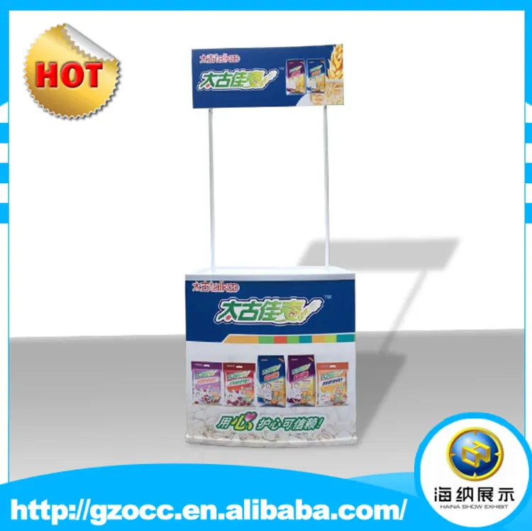 Top Quality Plastic Portable Promotional Display Counter,Coffee Shop ...