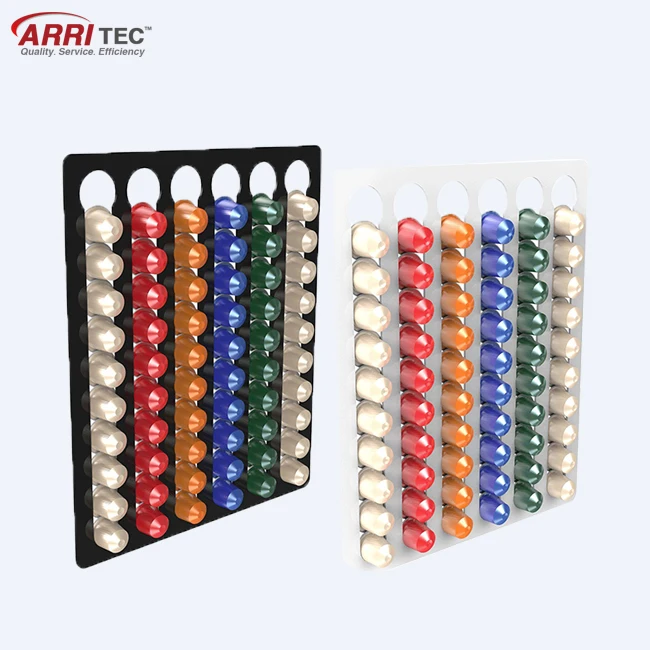 Black Color Wall Mount Acrylic Coffee Pods Capsule Holder - Buy Black ...