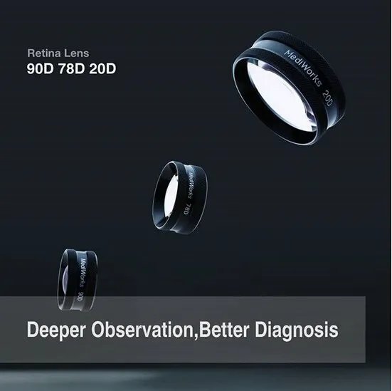 90d Fundus Contact Lens Retina Lens Slit Lamp --ophthalmic Aspheric ...