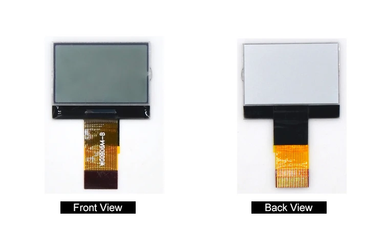 96x64 Small Thin Monochrome Graphic Lcd Display 25x15.3mm - Buy ...