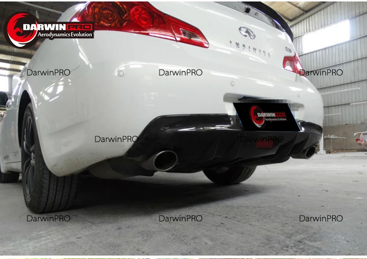 Tm Style Carbon Fiber Rear Diffuser Body Kit Parts Forinfiniti G35 G37 ...