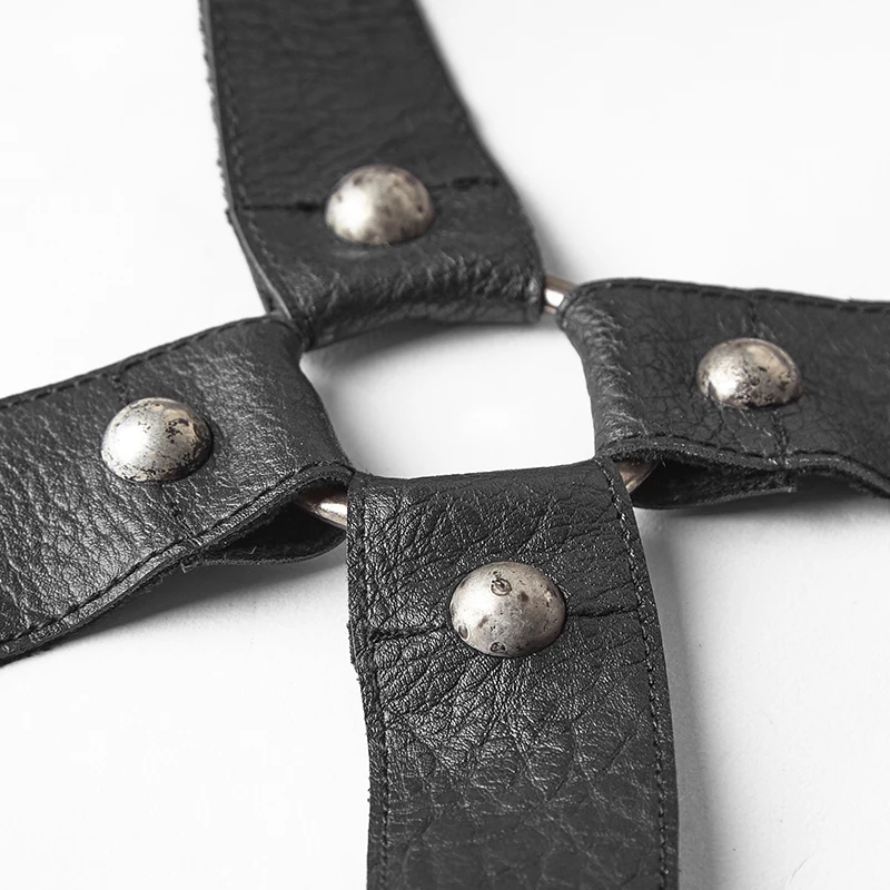 S-236 Gothic Design Multifunctional Straps Fashion Accessories Leather ...