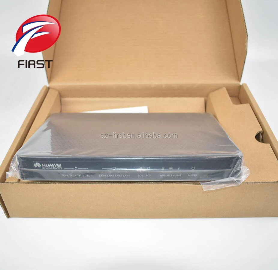 Оптоволоконный Модем Huawei Smartax Ma5675 Ma5675m 4ge + 4 Кастрюли ...