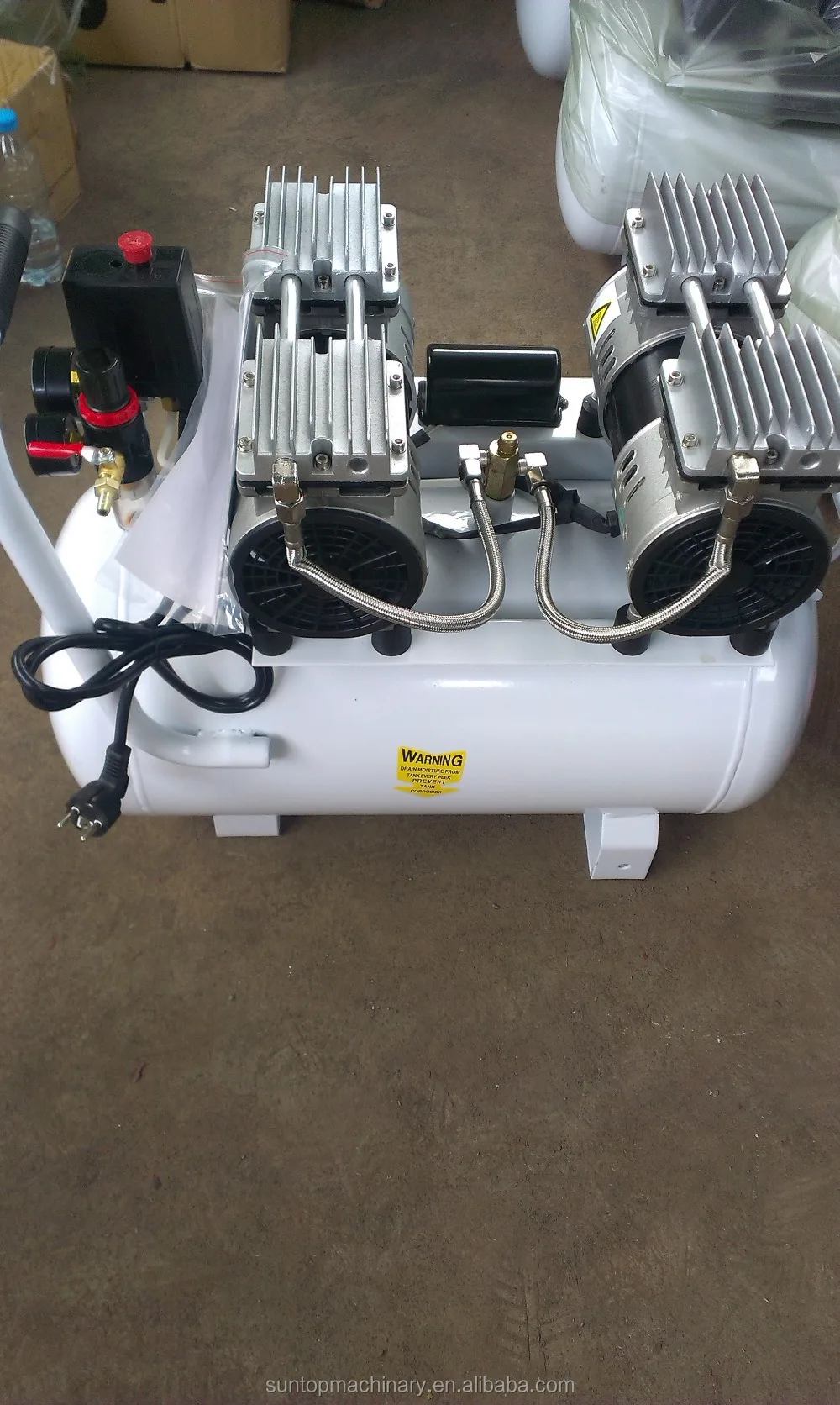 Portable Dental Unit with Air Compressor 103L/MIN 1.5HP