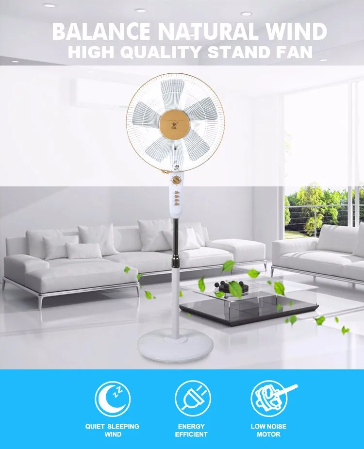 Factory Price 16'' Cheep Super Asia Pedestal Fan With Temperature ...
