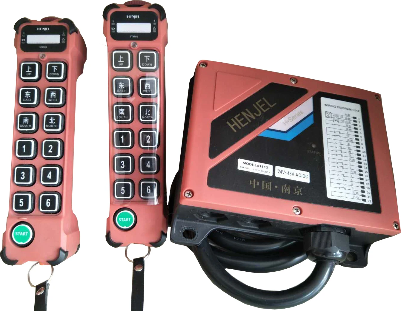 HENJEL H208 Wireless Remote Control - 100m Control Distance