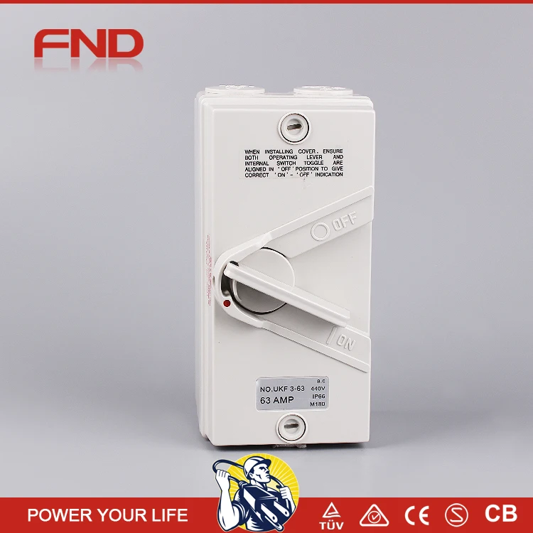 Australian Saa Certified Ukf Weatherproof Switch Isolator Switch - Buy ...