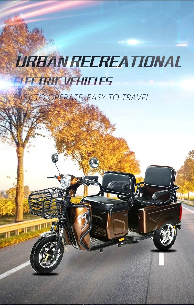 Europe Ce Approved Electric Assist Cargo Tricycle For Family Electric ...