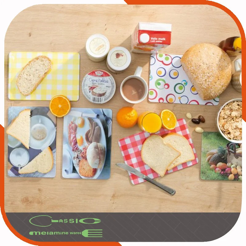 Food Grade Melamine Cutting Board Melamine Breakfast Board - Buy ...