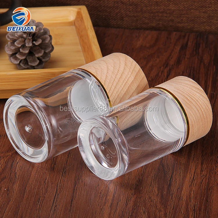 Mini 100cc Plastic Clear Jar Health Care Medicine Pill Vitamin Capsule ...