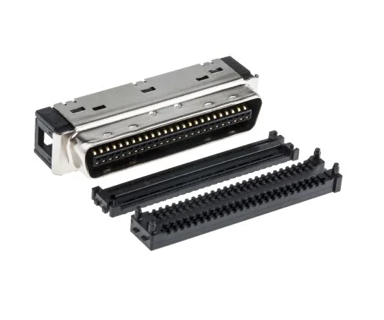 3M Centronics Male 50 Pin Straight Cable Mount SCSI Connector