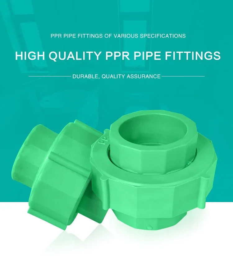 China suppliers Full size PPR fittings PPR Union combination pipe accessories all types of ppr ...