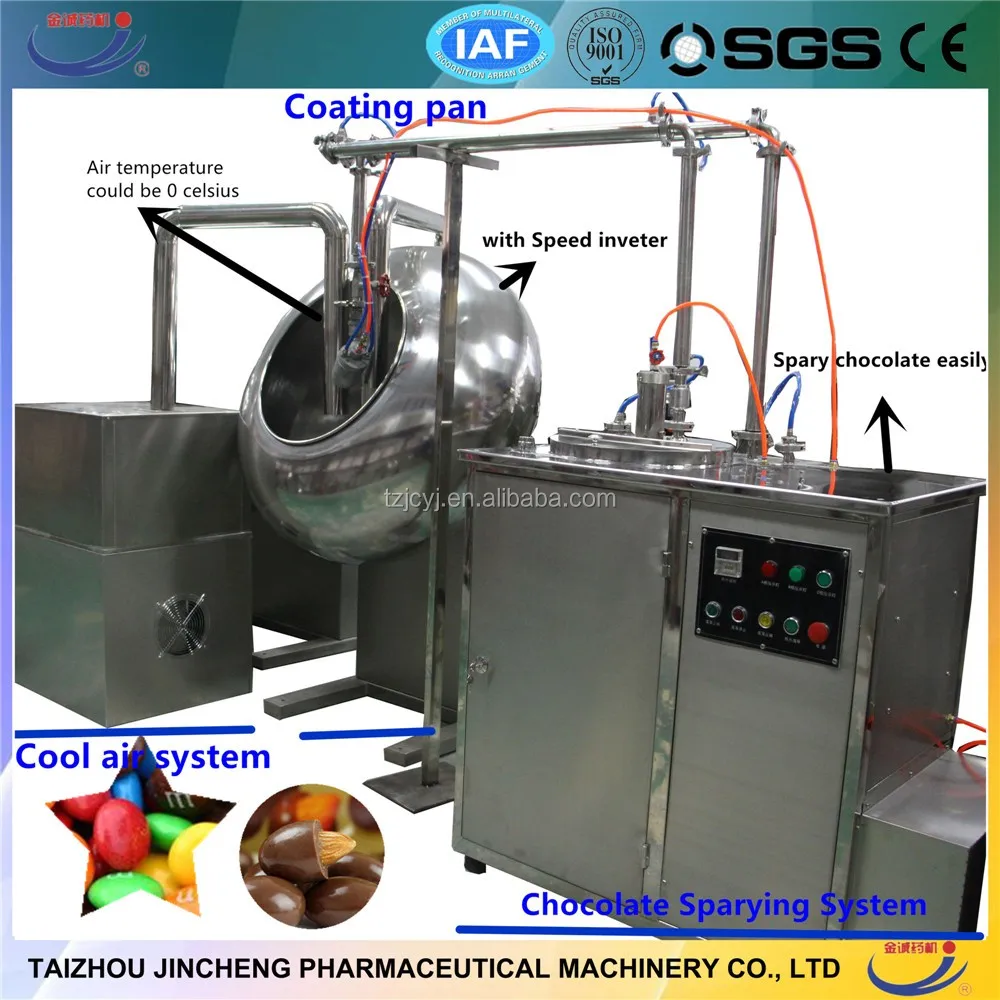 Big Capacity Coating Chocolate Machine - Buy Nuts Chocolate Coating Pan ...