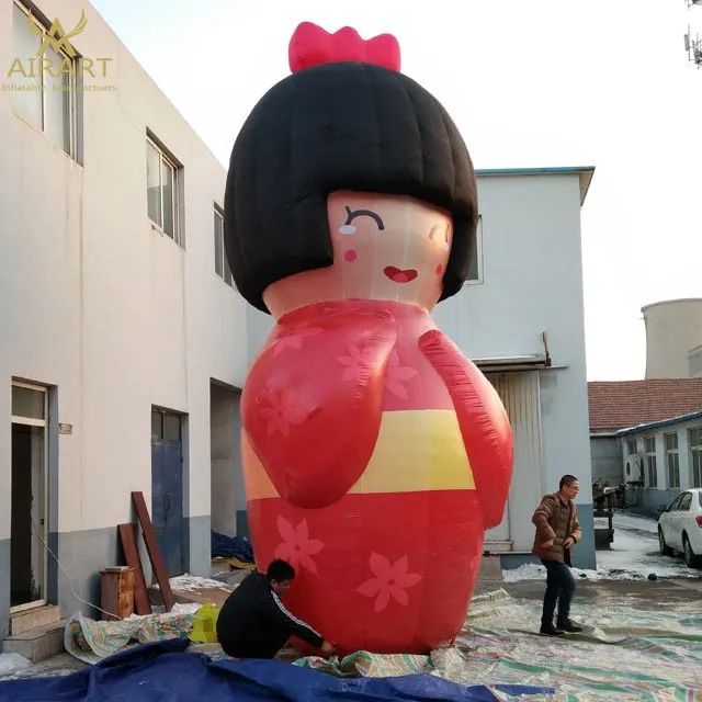 Japanese Dolls Decorated Cartoon Giant Inflatable Girl - Buy Inflatable ...