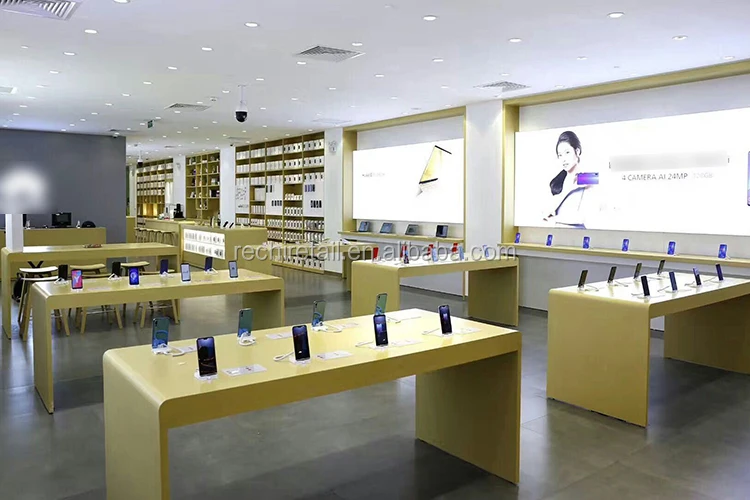 RECHI Custom Cell Phone Display Table for Mobile Shops