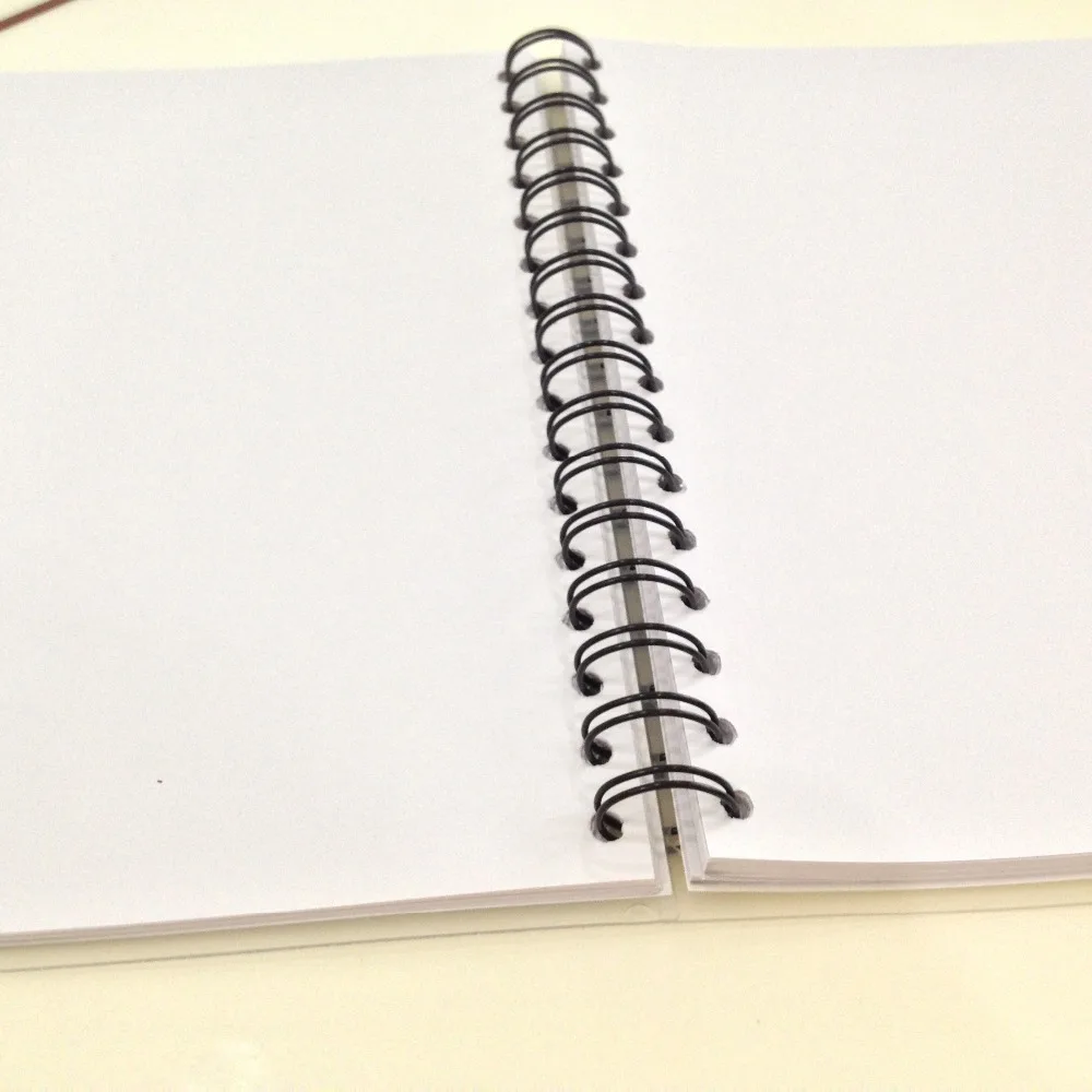 Wire Spiral Binding Notebook With Elastic Band For Closure Nsxq-kb0006 ...