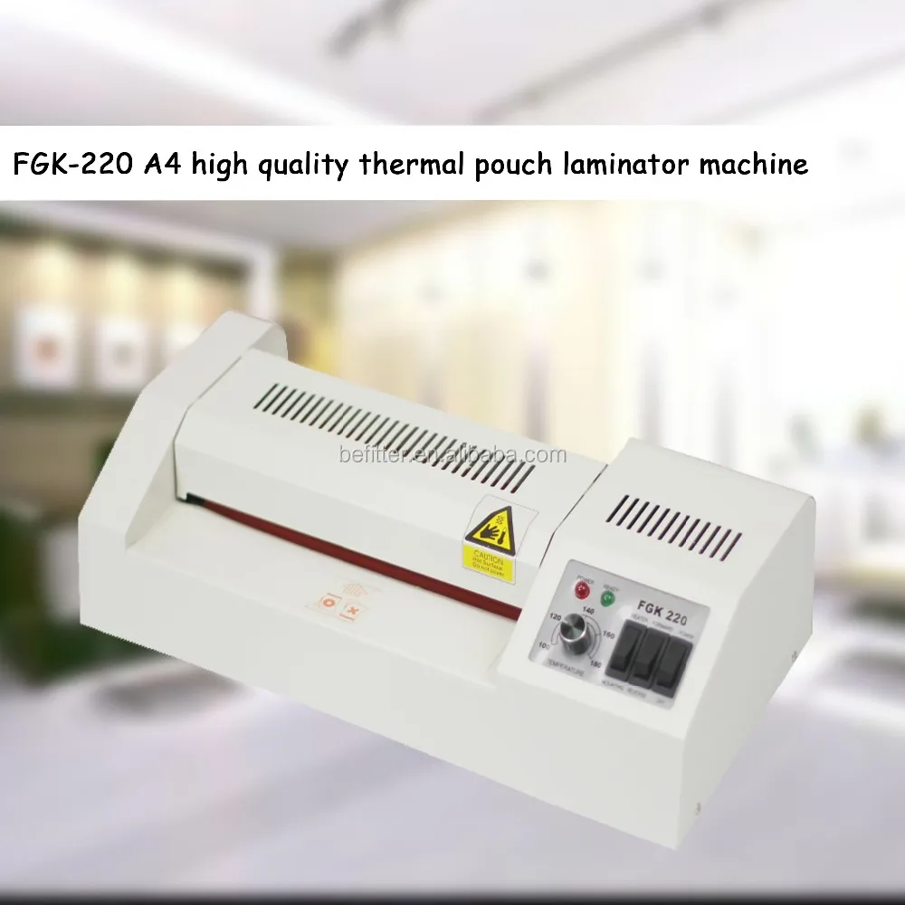 Fgk-220 A4 High Quality Thermal Pouch Laminator Machine - Buy Thermal ...