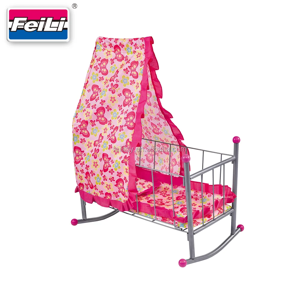 Feili Toy Factory - DIY Metal Baby Doll Cradle for 18'' Doll