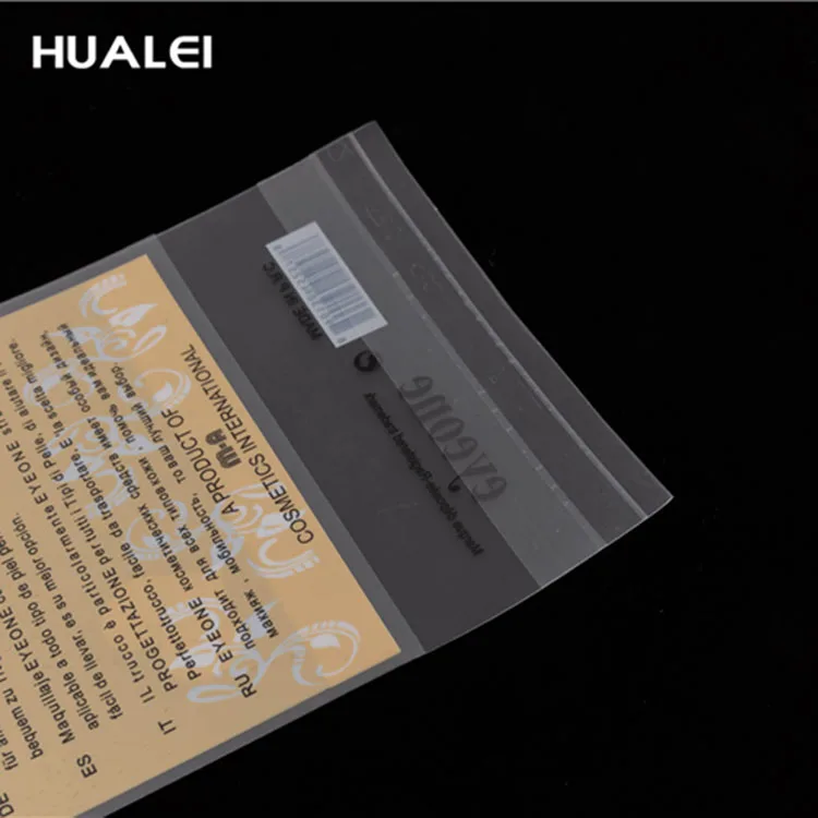 Custom Color Printed Transparent Sealed Header Bag /opp Plastic Self ...