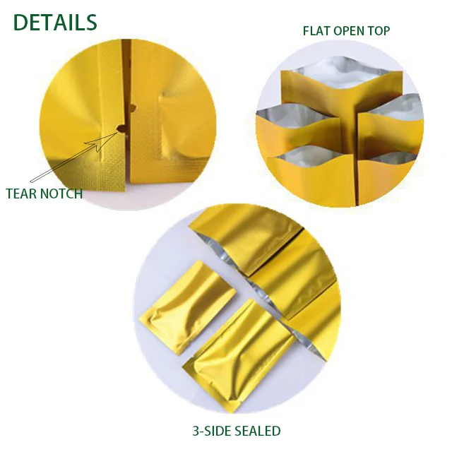 Heat Sealable Laminated Multiple Layers Aluminum Foil Bags - Buy ...