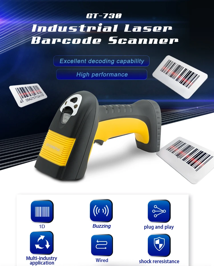 Industrial-grade Barcode Readers Auto Sensor 20 Lines High Scan Pro 1d ...