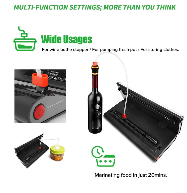 YUMYTH Electric Vacuum Food Storage Machine - Mini Kitchen Packer