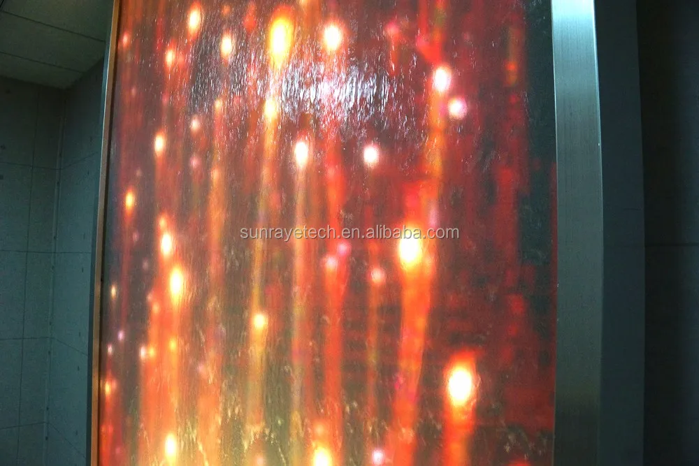 Big Customized H8ft Sflcd9665 Lcd Tv Screen Waterfall With Stainless ...