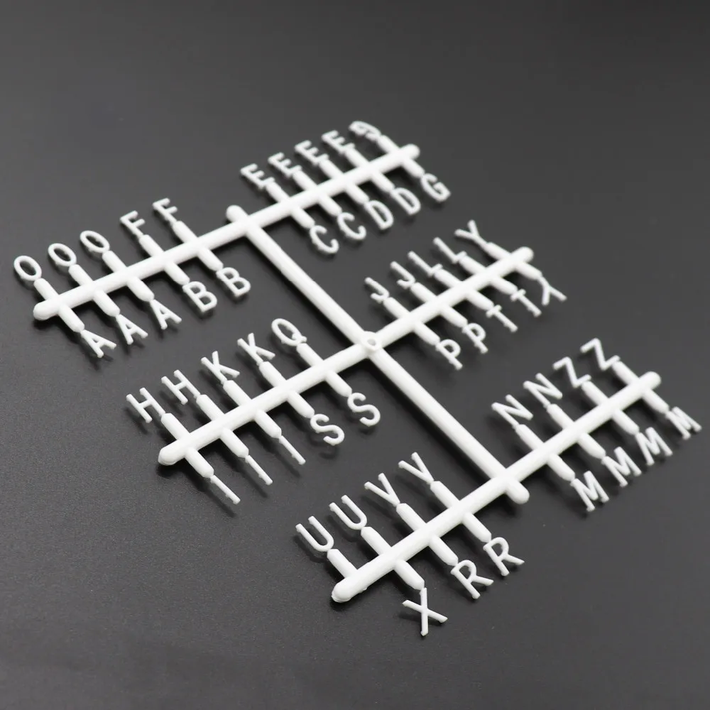 Oem Service Injection Mold Custom Small Plastic Letters For Letter ...