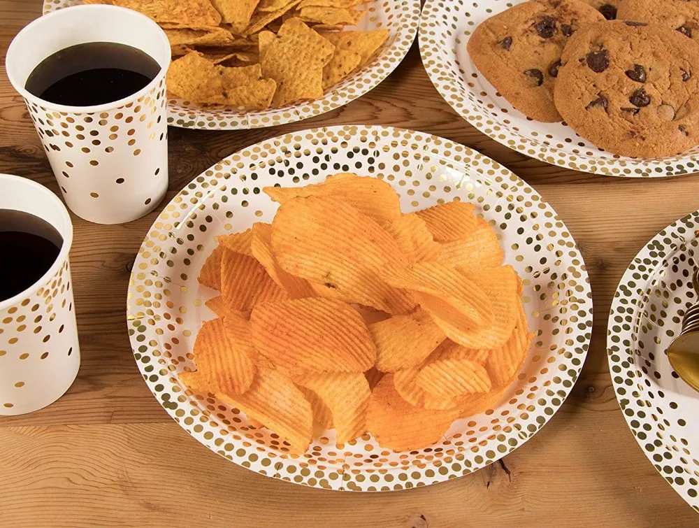 Hot Sale Paper Plate Buyer Gold Paper Plate Paper Plate Sizes Buy