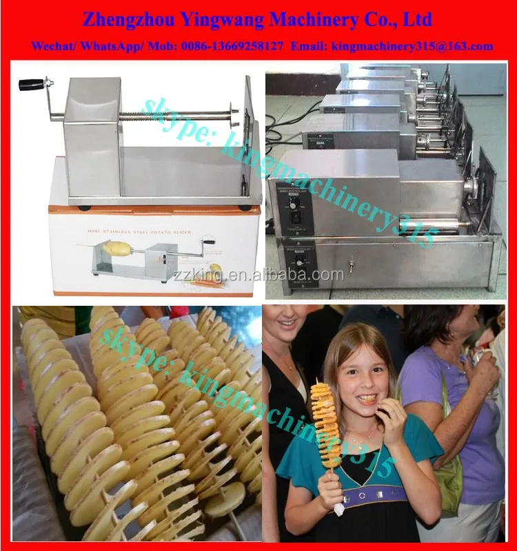 Potato Spiral Cutting Machine - Efficient & Durable