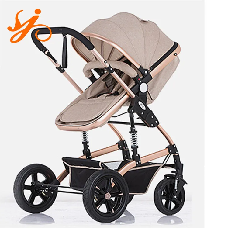 Aluminum Baby Stroller European Style / Foldable Pushchair Kids With ...