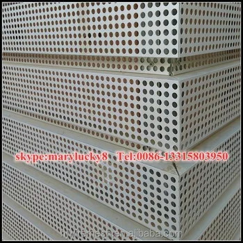 Perforated Acp Acm Sheet Aluminum Facade - Buy Aluminum Perforated ...