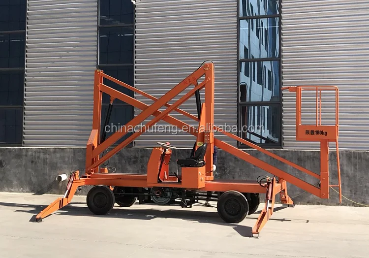 2024 Ce Self Propelled Articulated Platform Hydraulic Man Crank Arm ...