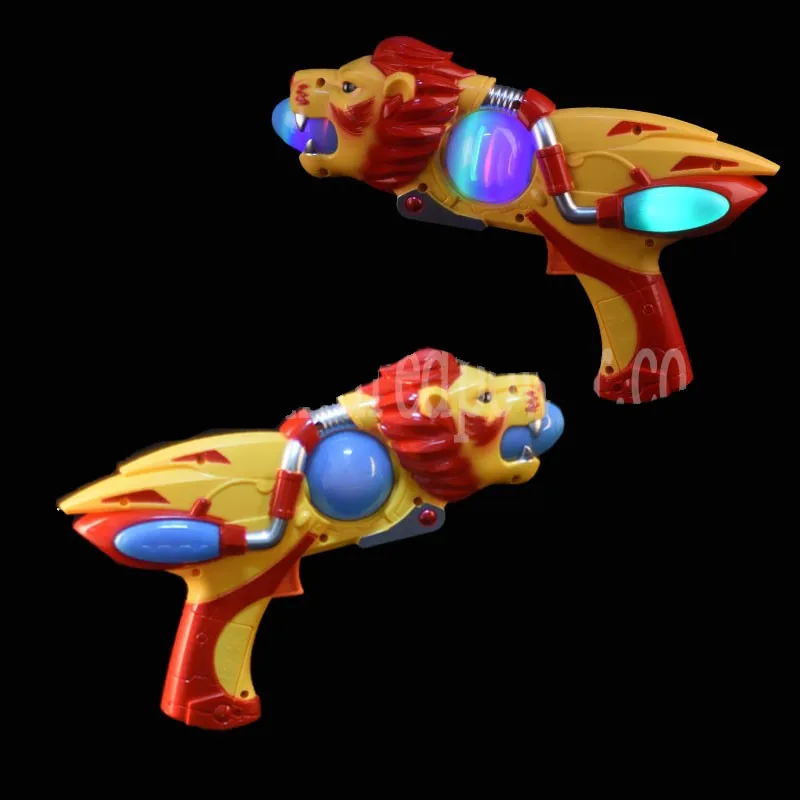 Blinkee Light Up Spinning Barrel Space Gun-light- Up Toy - Laser Space ...