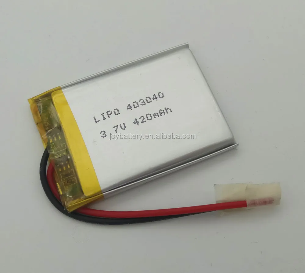 Rechargeable Lipo 403040 3.7v 420mah Lithium Ion Li Polymer Battery ...