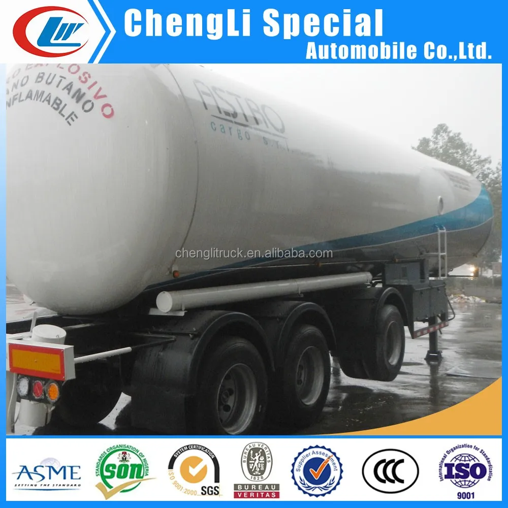 Tanker Semi Trailer Lpg Cooking Gaz Liquid Petroleum Gas Road Transport ...