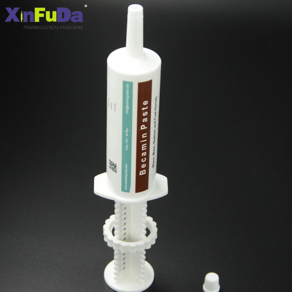 60ml Veterinary Cow Disposable Oral Paste Gel Syringe - Buy 60ml ...
