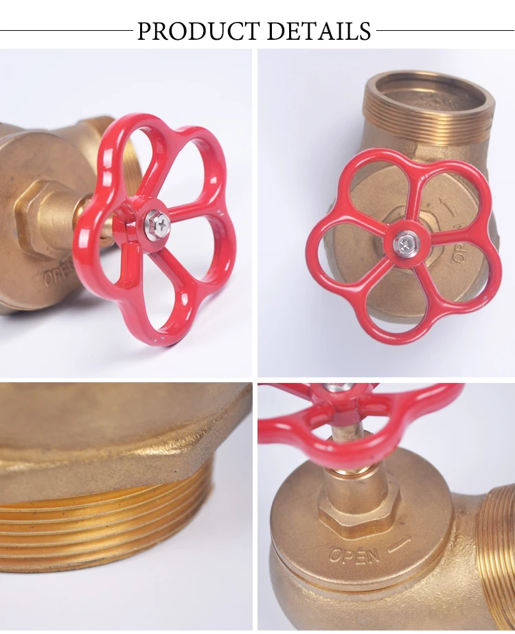 Listed Brass Fire Hose Angle Valve - Buy Angle Valve,Fire Hose Angle ...