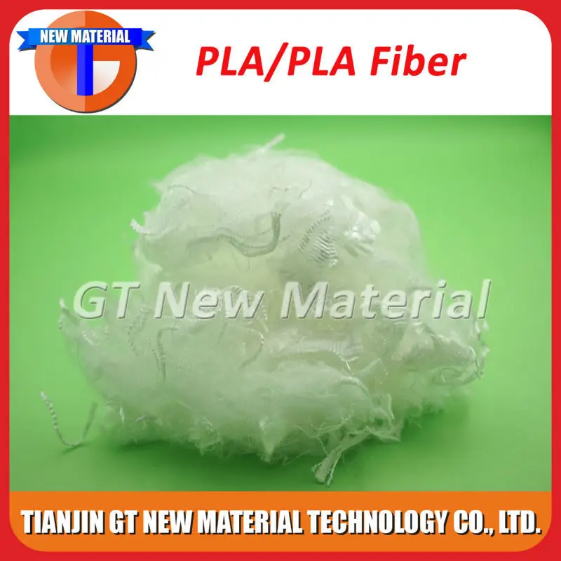 100% Virgin Polylactic Acid Staple Fiber,Colored Pla Corn Fiber For Pla ...