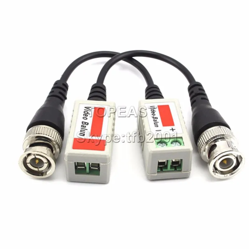 202P Normal PCB Passive Video Balun With Bnc Connecter on Pigtail Lead ...