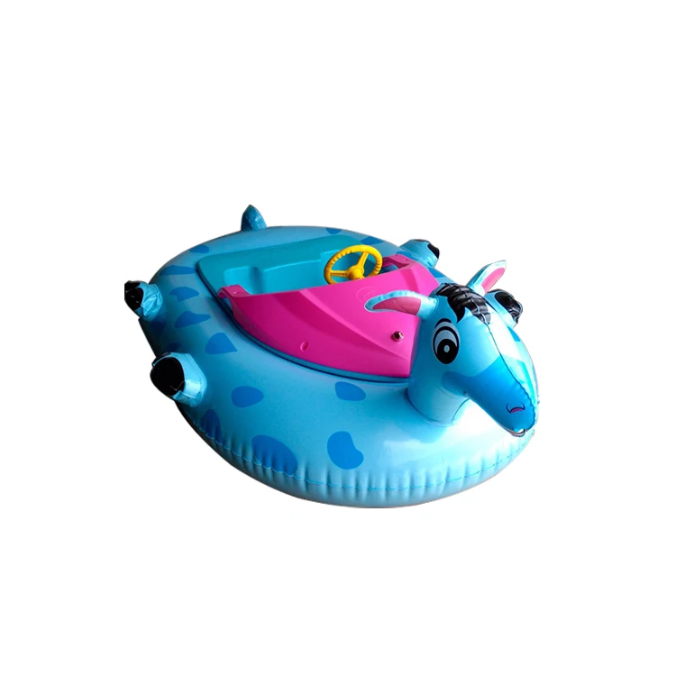 Water Park Mini Rubber Inflatable Children Electric Bumper Boat