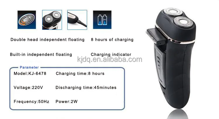 Good Sale Electric Shaver,Black Man Electric Shaver,Two Head Electric ...