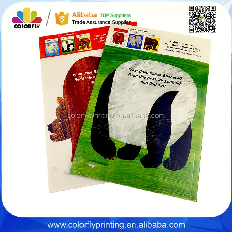 Cute Cartoon Brown Bear Cover Notebook for Children