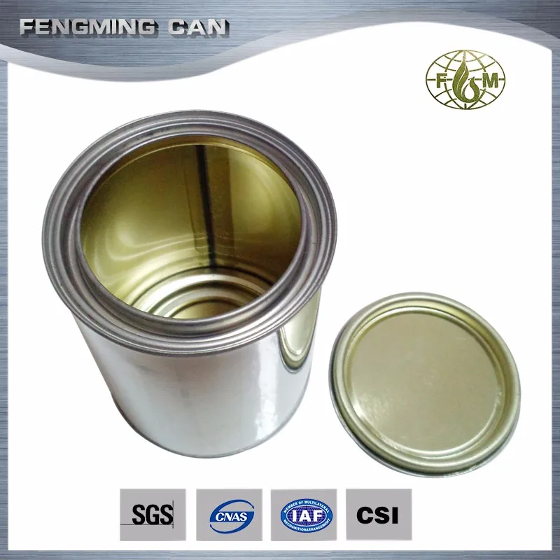 Dia. 84mm Tinplate Round Mini Paint Tin Cans With Internal Epoxy ...