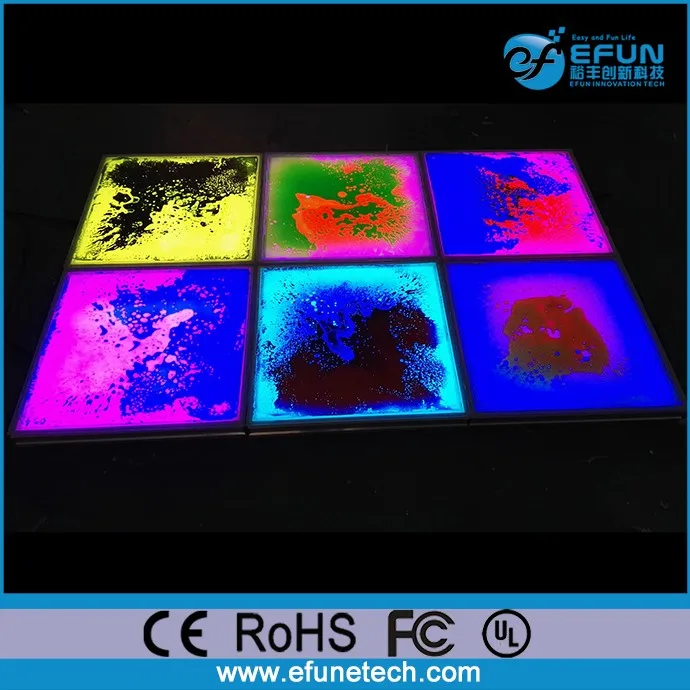 Custom Made Rechargeable Rgb Color Changing Led Sensory Liquid Dance ...